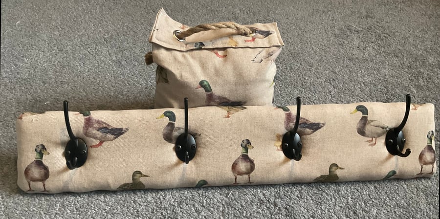 Quirky Duck doorstop and coat rack - Folksy