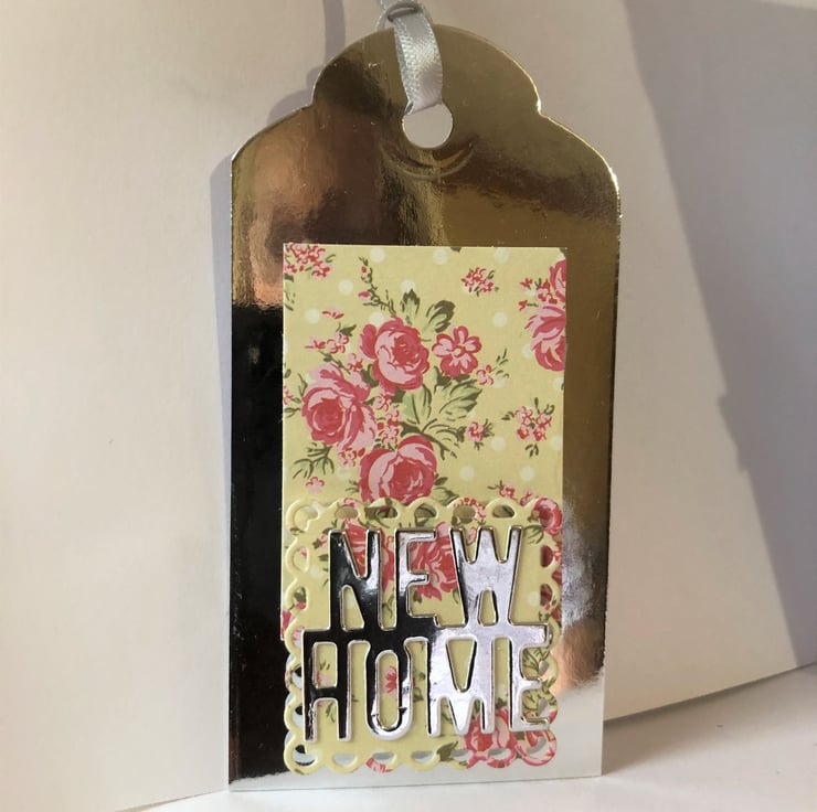 New Home Congratulations handmade peachy pink 6... - Folksy