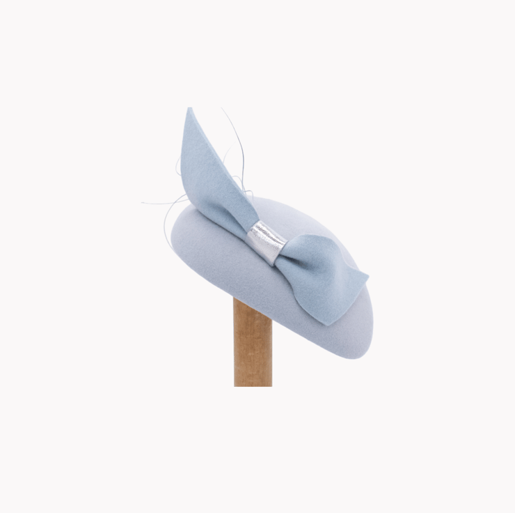 Light Blue Cocktail Hat for Weddings, Races - Folksy