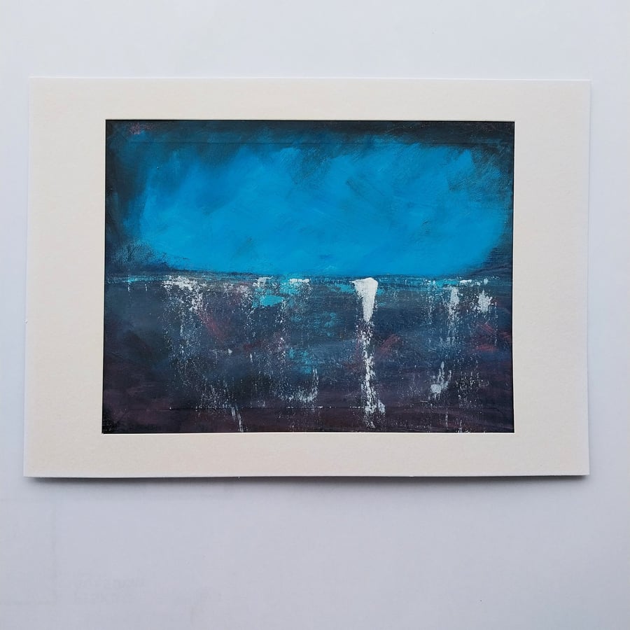 Where Does The Ocean Goes Original Acrylic Pain... - Folksy