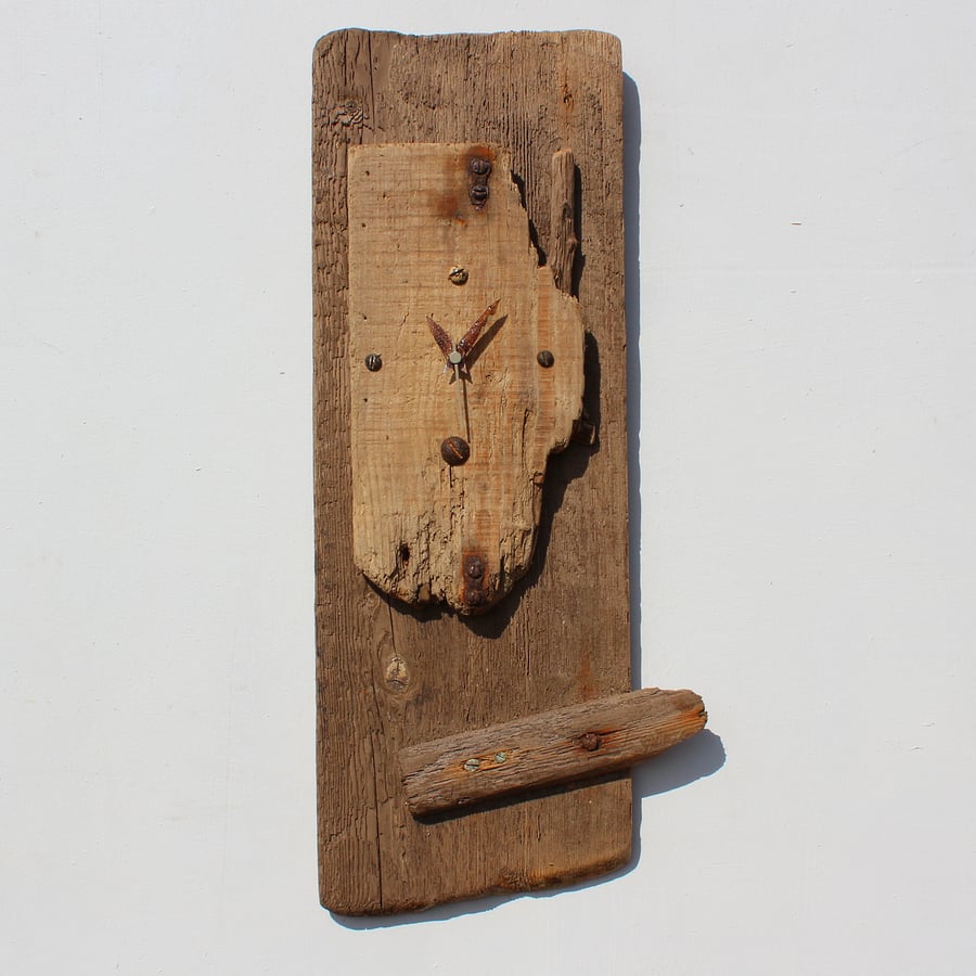 Driftwood Clock, Driftwood Wall Clock, Drift Wo... - Folksy