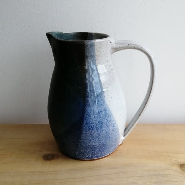 Beautiful large handmade wheel thrown pottery s... - Folksy