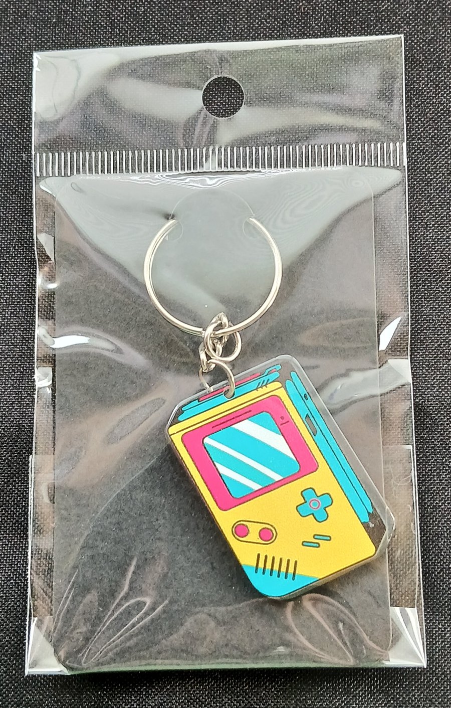 Retro keyring - Folksy