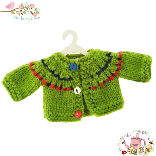 Smocked Yoke Cardigan - Folksy