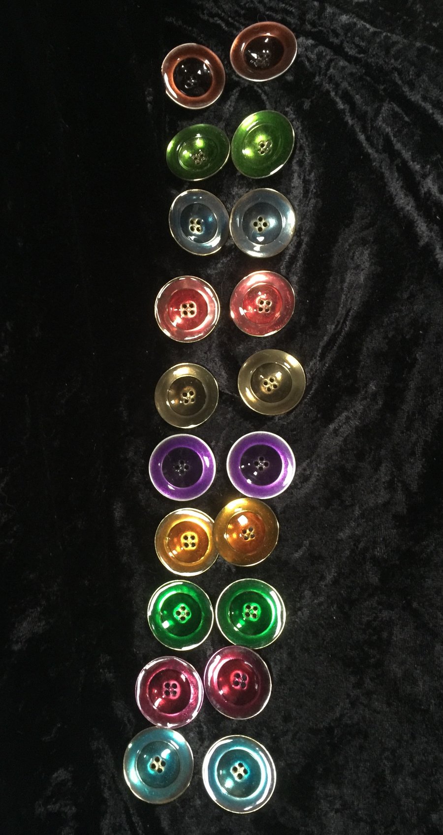 Enameled Metal Like Button - Folksy