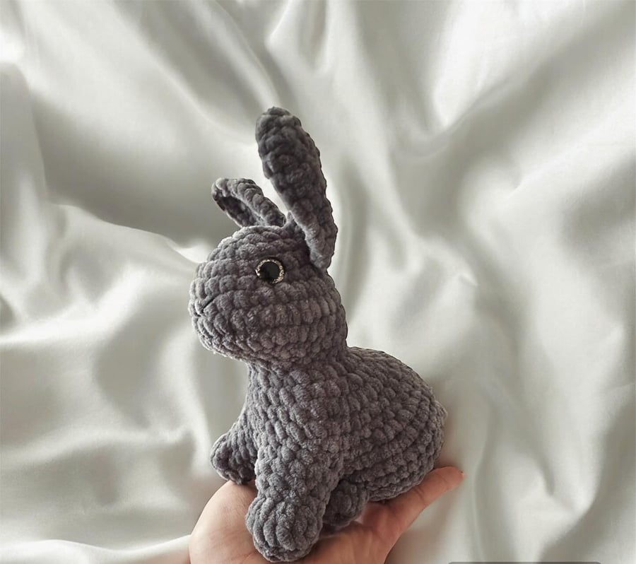 Rabbit soft toy - Folksy
