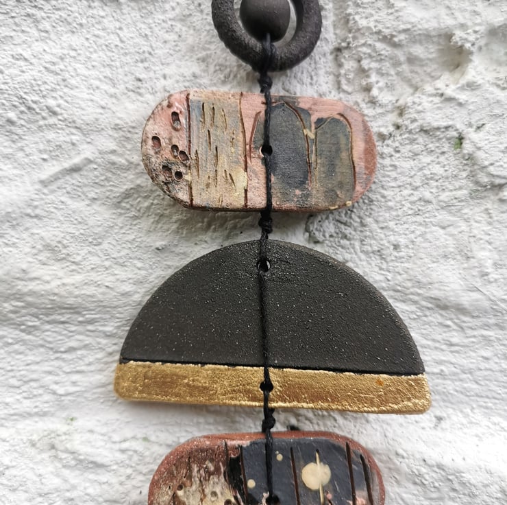 Talisman wall hanging - ceramic wall art-wall h... - Folksy