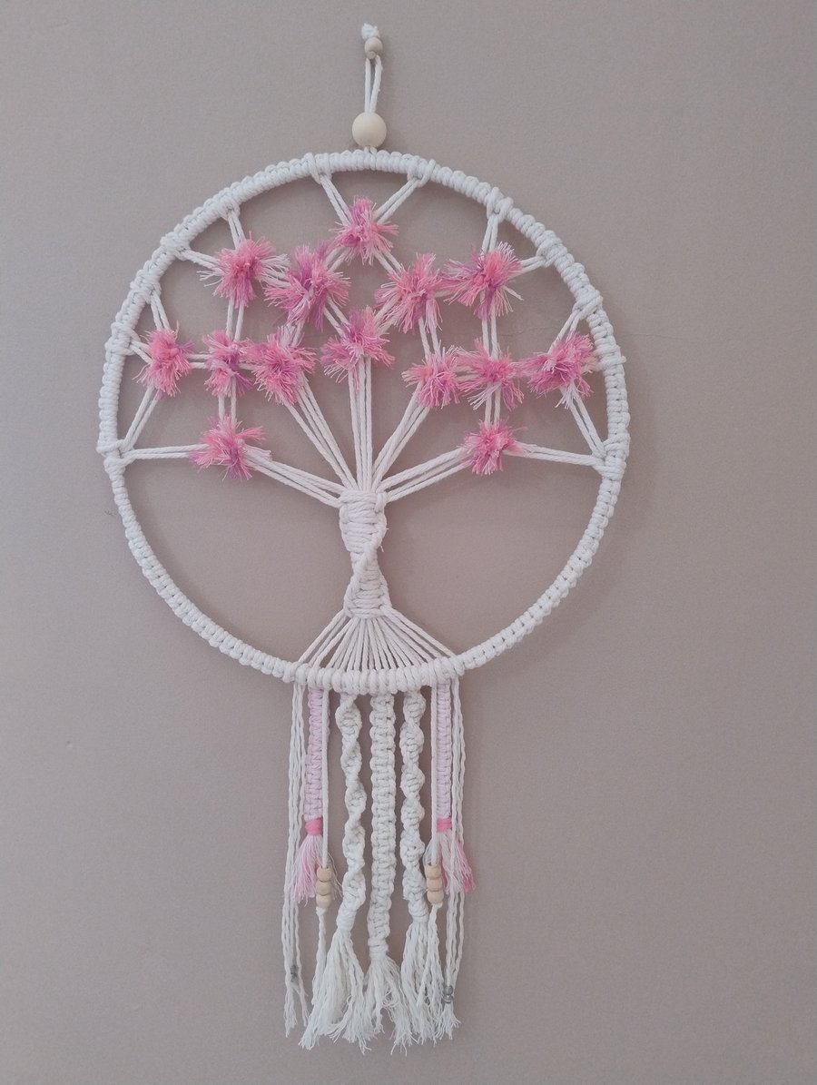 4 seasons Tree of Life wall hanging - Spring - Folksy