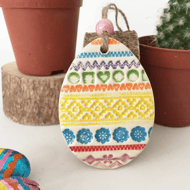 Pottery Easter Egg decoration Ceramic Easter Eg... - Folksy
