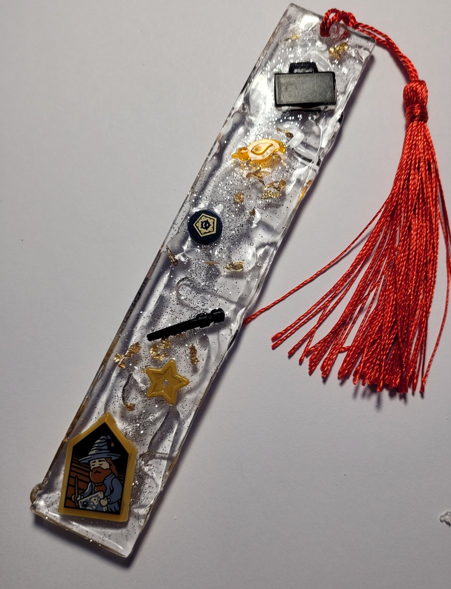 Resin Bookmark with Harry Potter themed LEGO pi... - Folksy