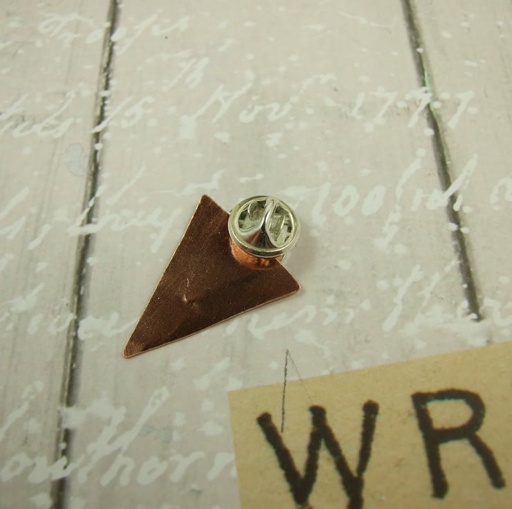 Small Geometric Shapes Lapel Pin Brooch Sterlin... - Folksy