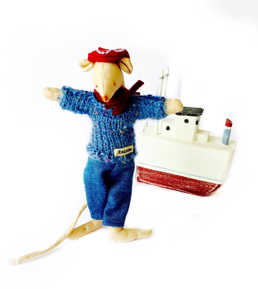 French mouse - Antoine - Folksy