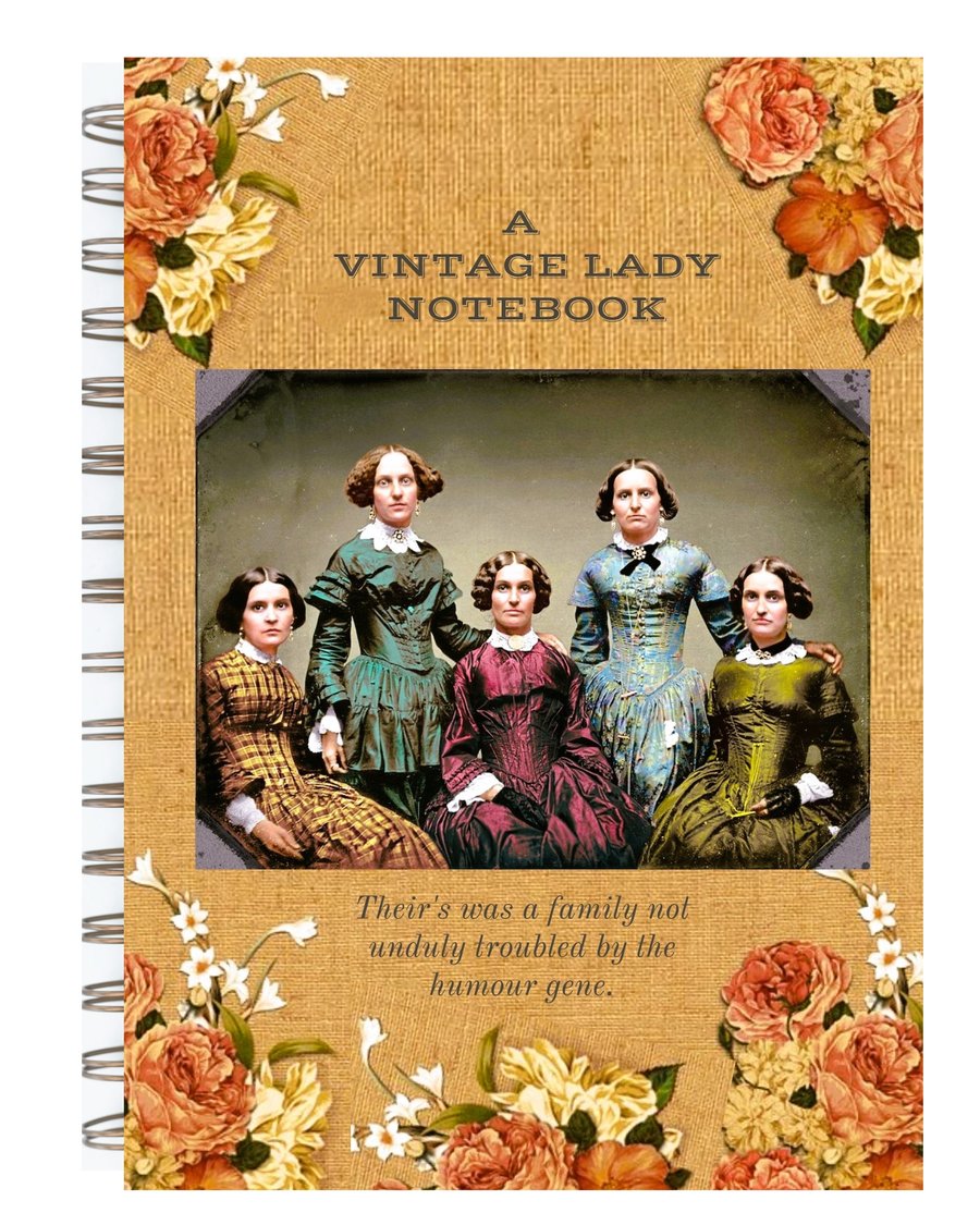LUXURY NOTEBOOK Vintage Style, A5, Spiralbound ... - Folksy