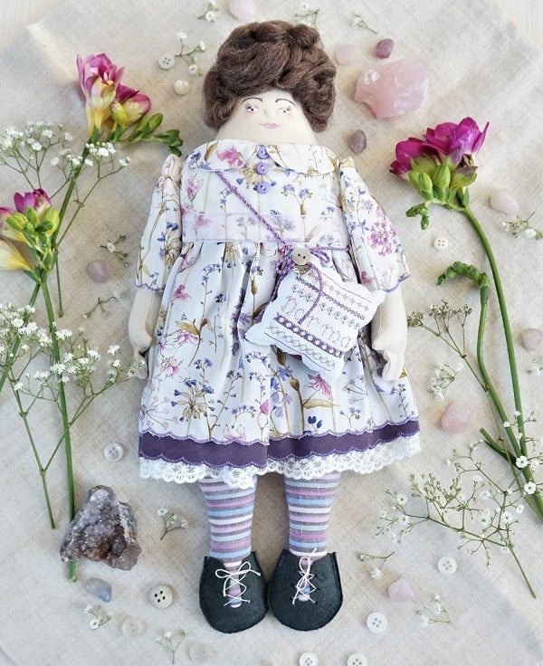 Norma, A Folk Art Rag Doll - Folksy