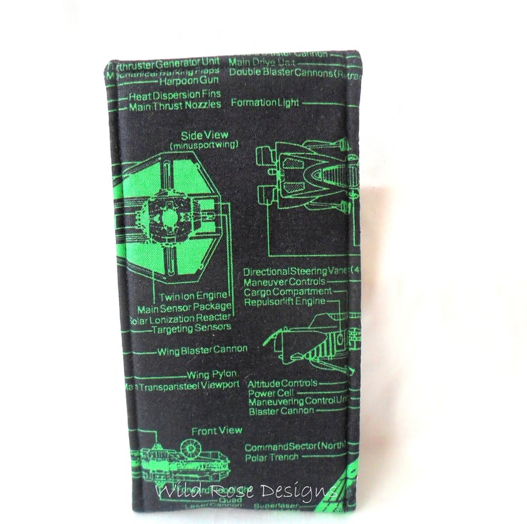Glasses case in A star Wars fabric - Folksy