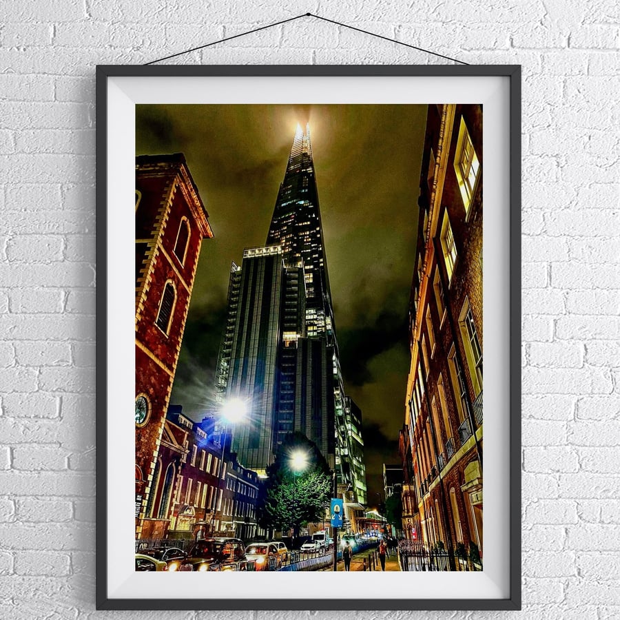 The Shard Photo, Christmas Gift, London Bridge,... - Folksy