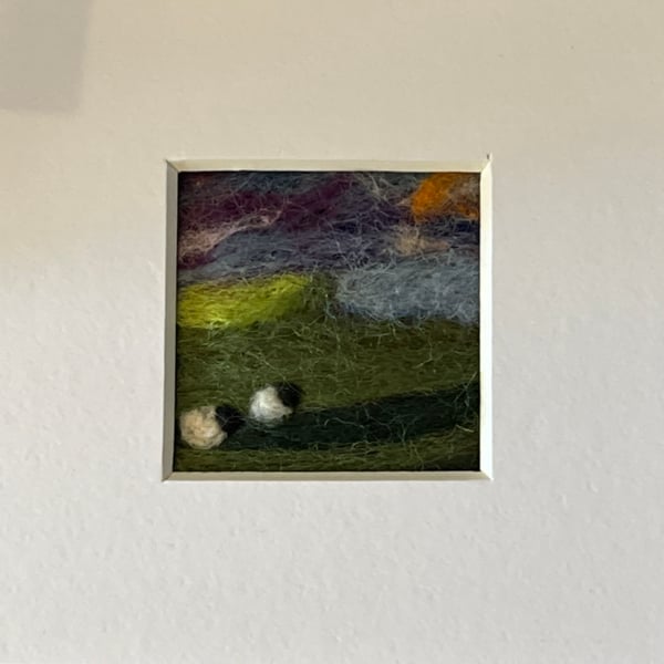 Needle felted picture - Folksy