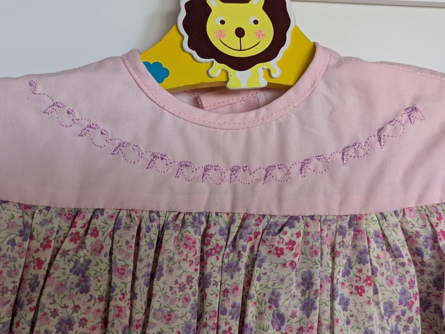 Girl's chain dress with full petticoat - Folksy