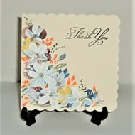 original hand painted Thank you card ( ref F 497) - Folksy