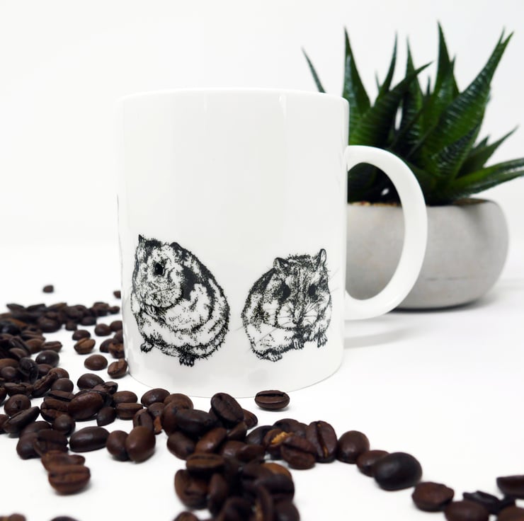 Hamster, Syrian Hamster, Mug, Hamster Mug, Hams... - Folksy