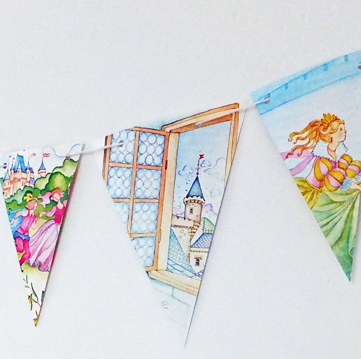 Children's Fairytale Bunting - Folksy
