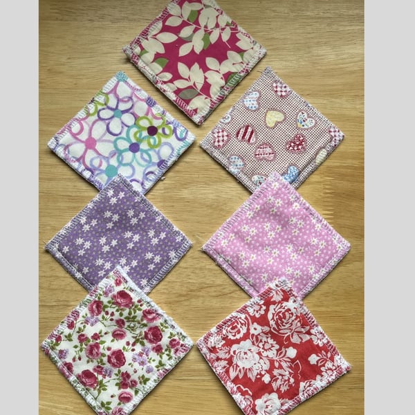 Reusable Face Wipes Set of 7 - Folksy