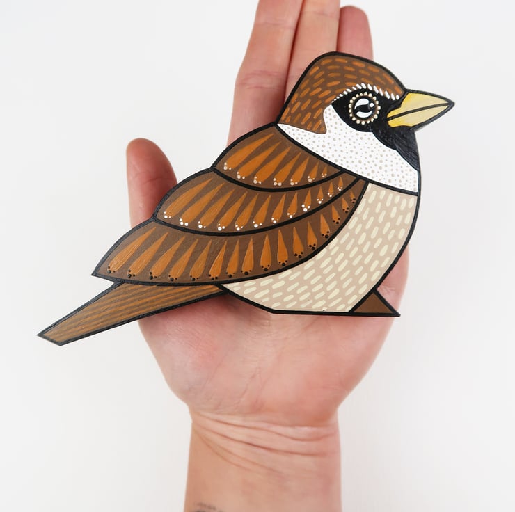 Sparrow door topper, decoration for door frame,... - Folksy