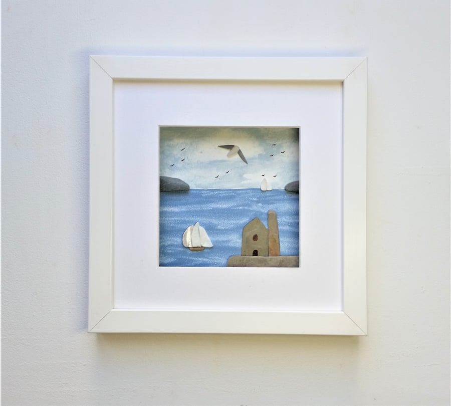 Cornish Tin Mine Engine House, 10th (tin) Anniv... - Folksy