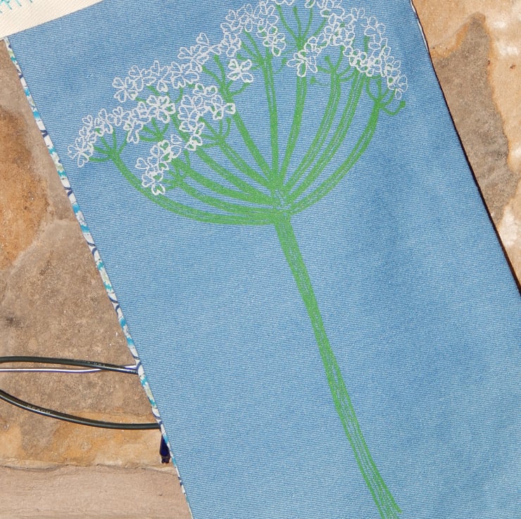 Hare and wild flower screen printed bunting - j... - Folksy