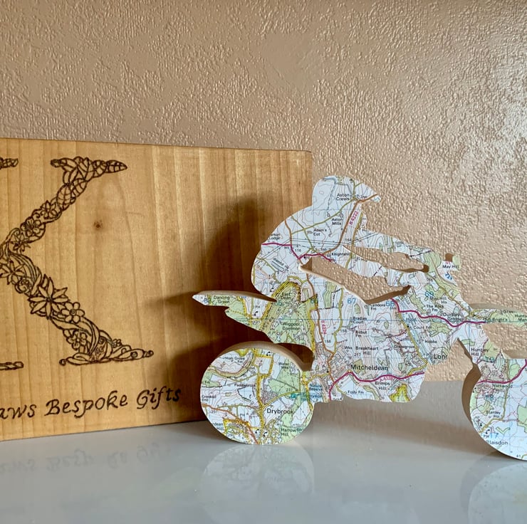 Motocross rider, map faced motocross dirt bike ... - Folksy