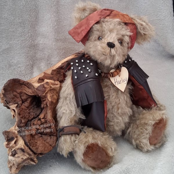 Mohair Artist Bear, One of a kind Collectable D... - Folksy