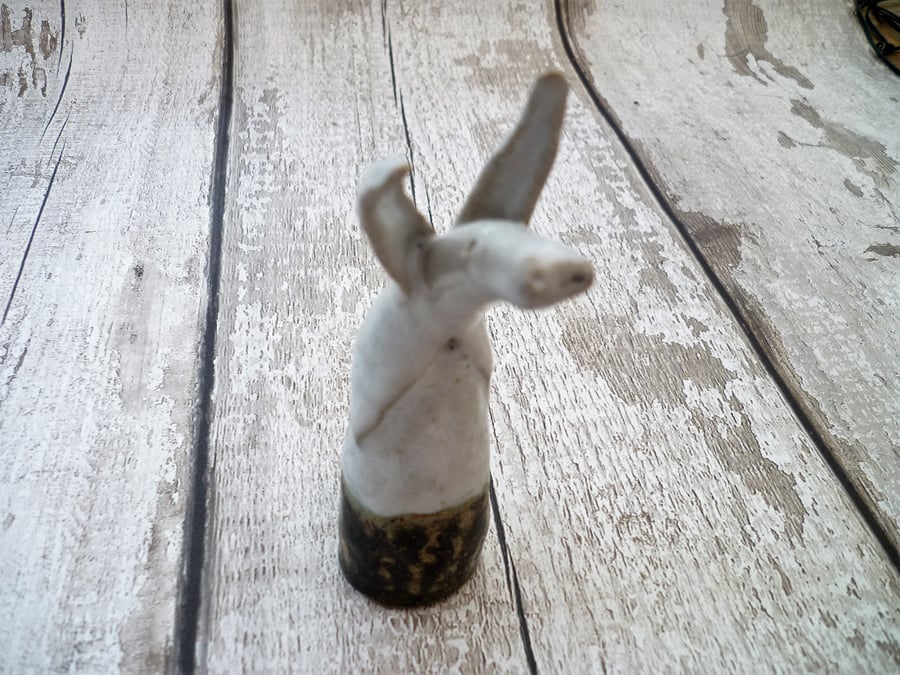 Handmade, unique ceramic animal, one off, clay,... - Folksy