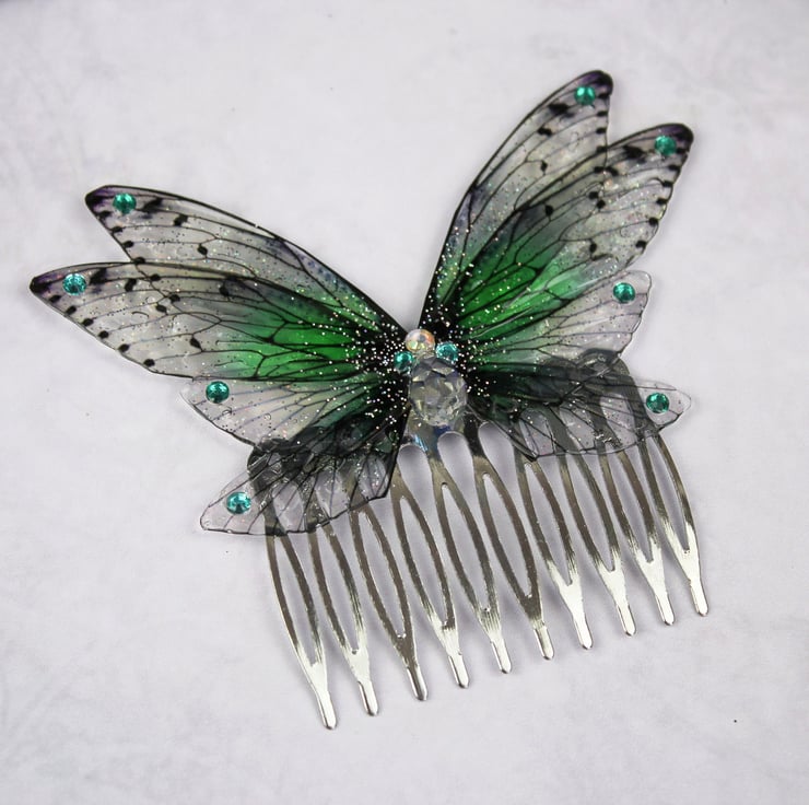 Magical Victorian Style Fairy Hair Comb - Deep ... - Folksy