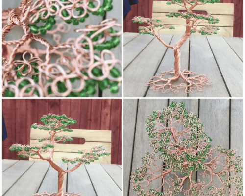 Custom Wire Tree Sculpture - Folksy