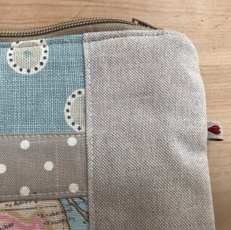 Large zip pouch iPad case organiser - Folksy