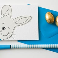 Pack of 6 Bunny Notecards, Cute Easter Bunnies ... - Folksy