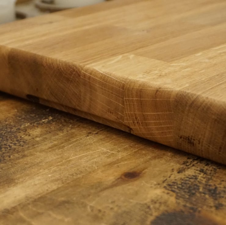 Thick English Made Oak Cutting Board Block Extr... - Folksy