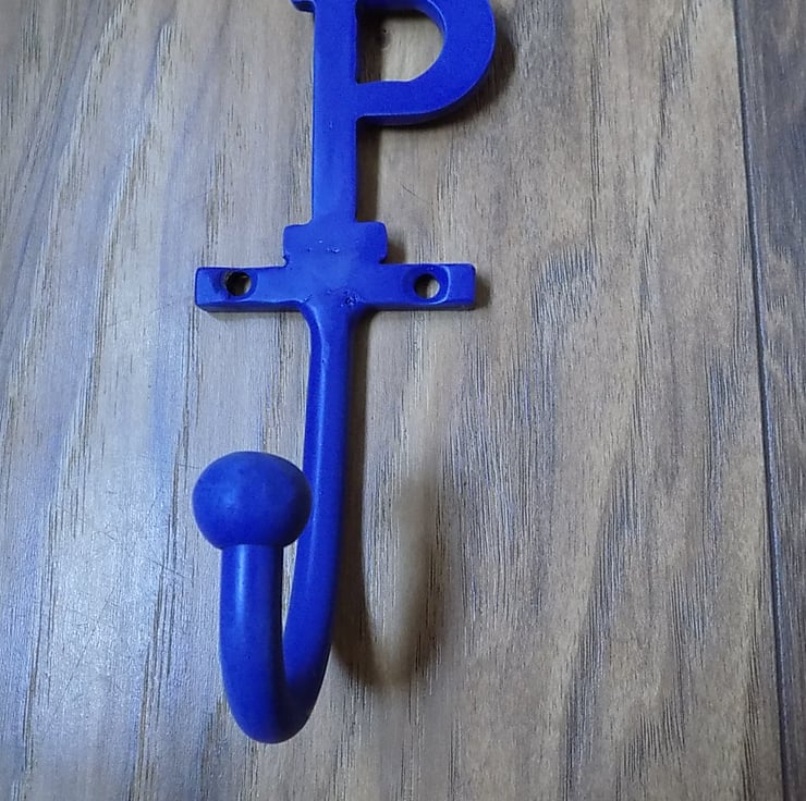 custom coloured hook.............Wrought Iron (... - Folksy