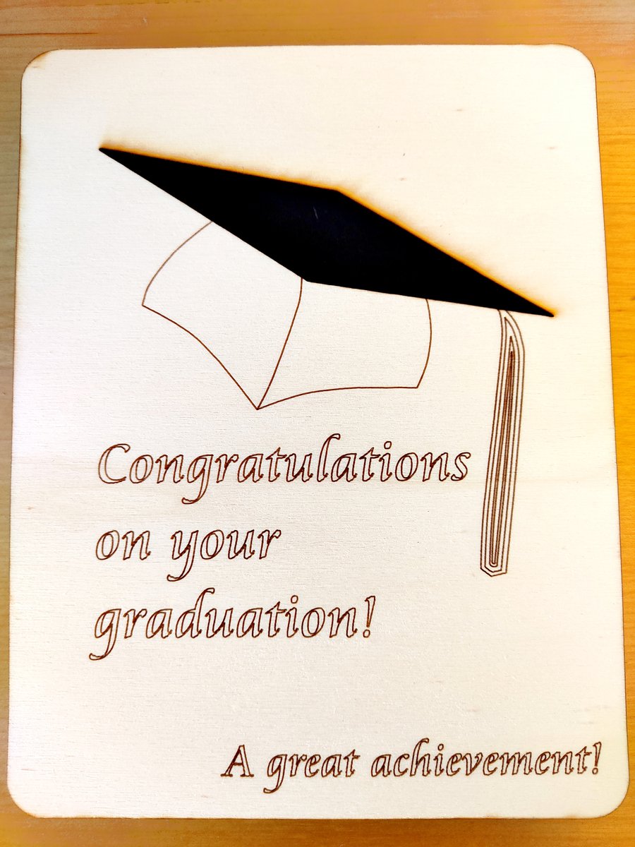 Congratulations on your Graduation -Laser cut g... - Folksy