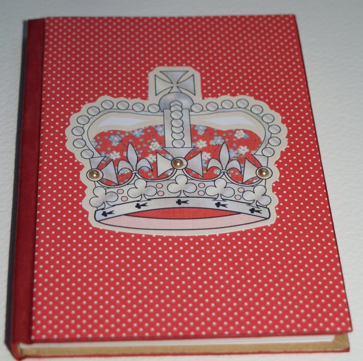 Crown Notebook - Folksy