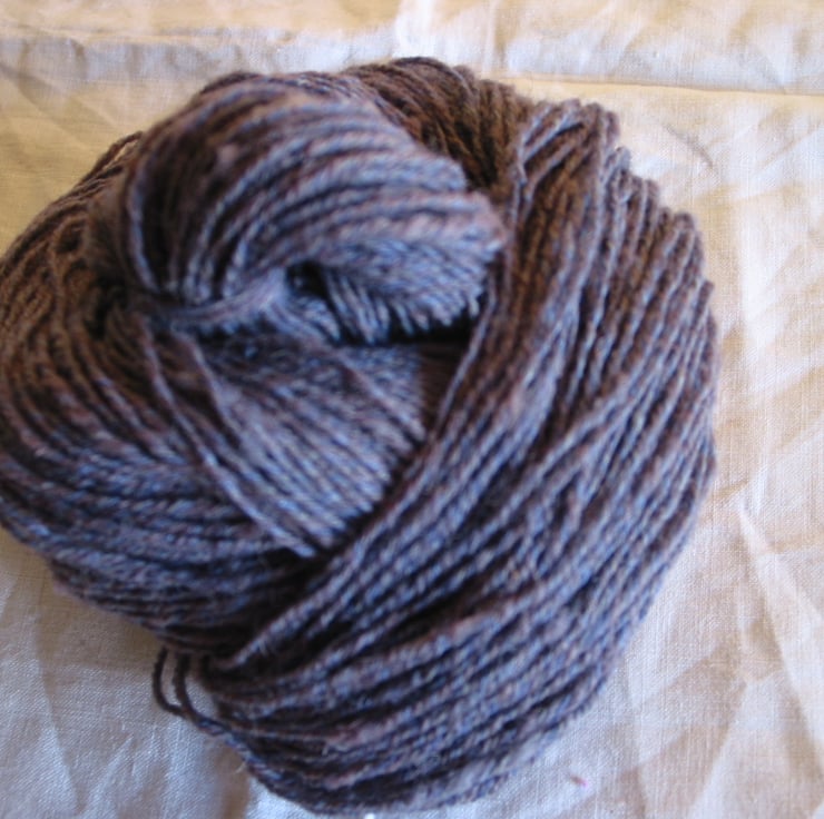 Hand spun Scottish Yarn 'Blue Horizon' - Folksy