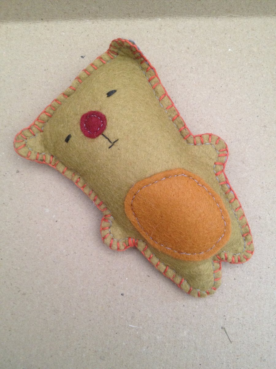 Micro mini felt bears - Folksy