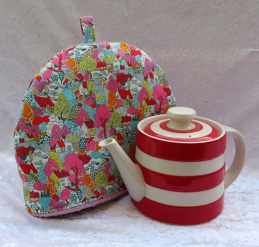 Tea Cosy, medium tea cosy, to fit a 2 - 3 cup ... - Folksy
