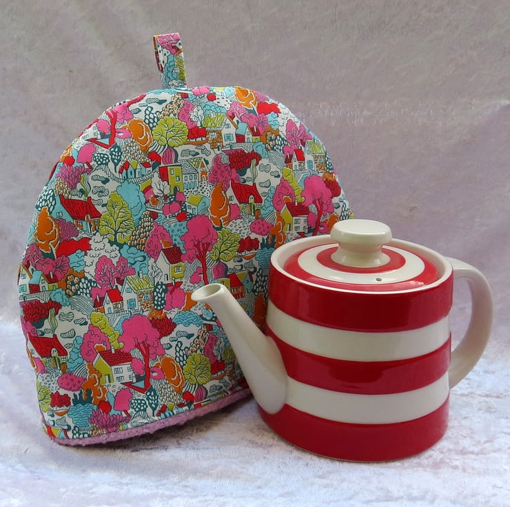 Tea Cosy, medium tea cosy, to fit a 2 - 3 cup ... - Folksy
