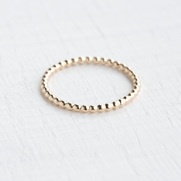 Handmade rings - gold on Folksy
