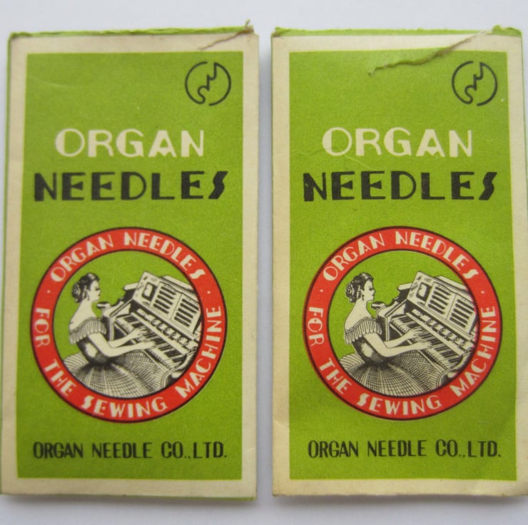 2 Packets of Vintage Organ Sewing Machine Needles - Folksy