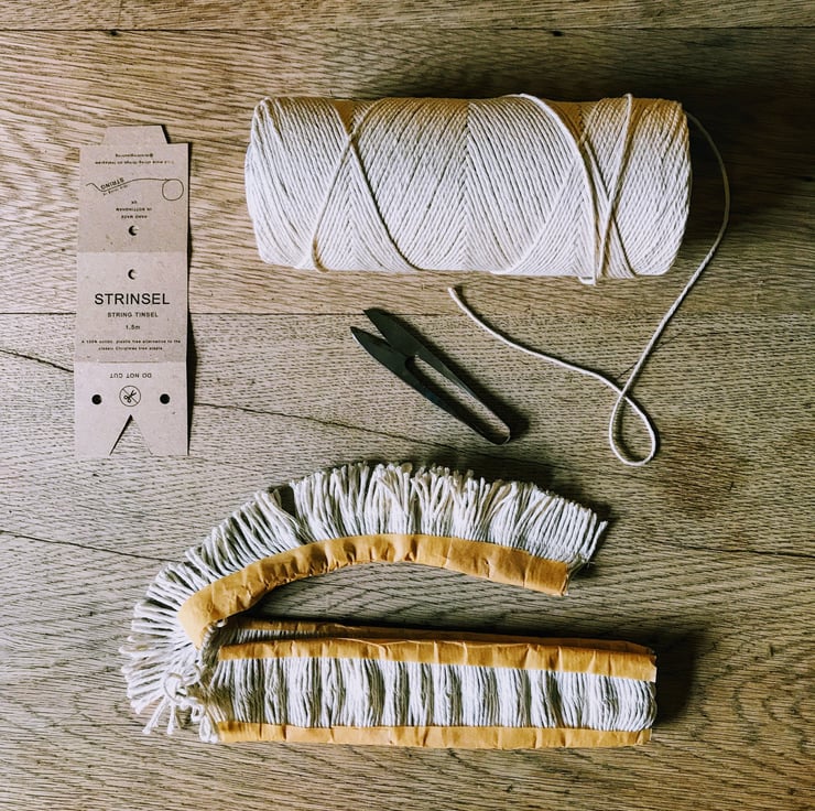 STRINSEL - PLAIN cotton string tinsel - Folksy