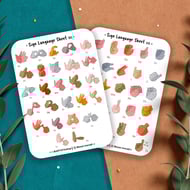Sign language stickers sheet, Planner stickers,... - Folksy