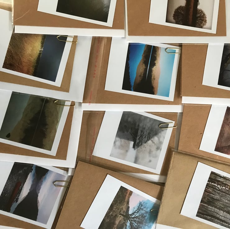 Set of 10 mixed “Polaroid” style photo cards: l... - Folksy