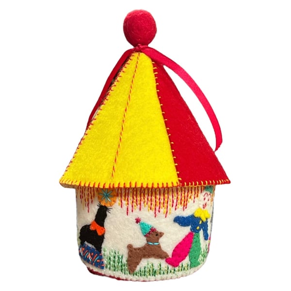 PRE Order Heirloom Circus Fun Storage Pot - Folksy